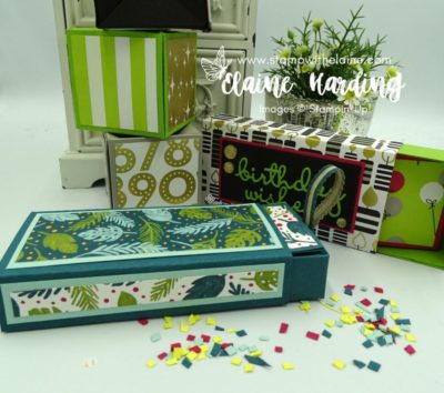 Jumping Jack boxes in a Matchbox! - Stamp with Elaine