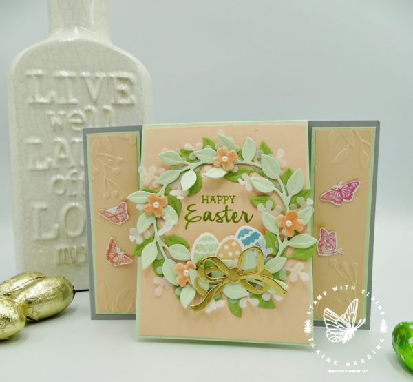 Fun Fold card for easter - Stamp with Elaine