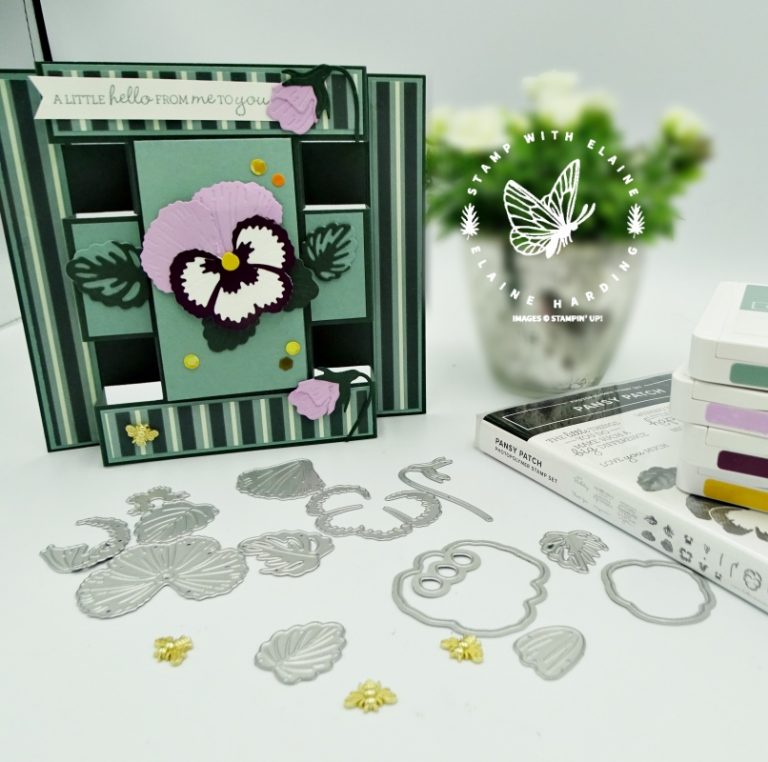 Tower block fold card - Stamp with Elaine