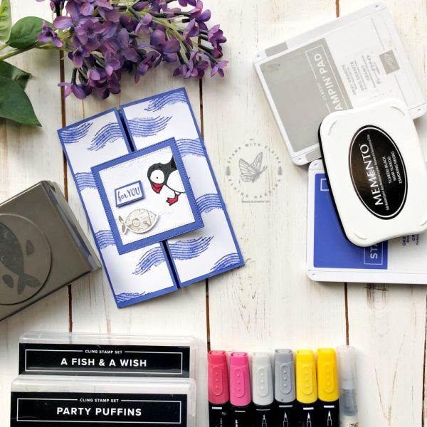 Interactive cards with hidden message - Stamp with Elaine