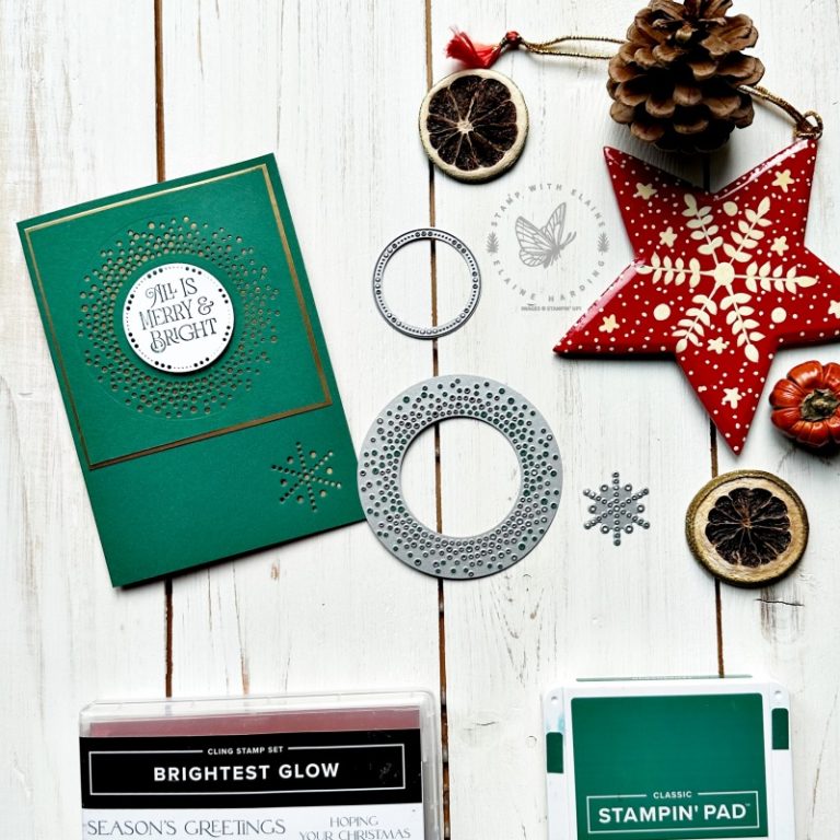 Clean Simple card - Brightest Glow Bundle - Stamp with Elaine