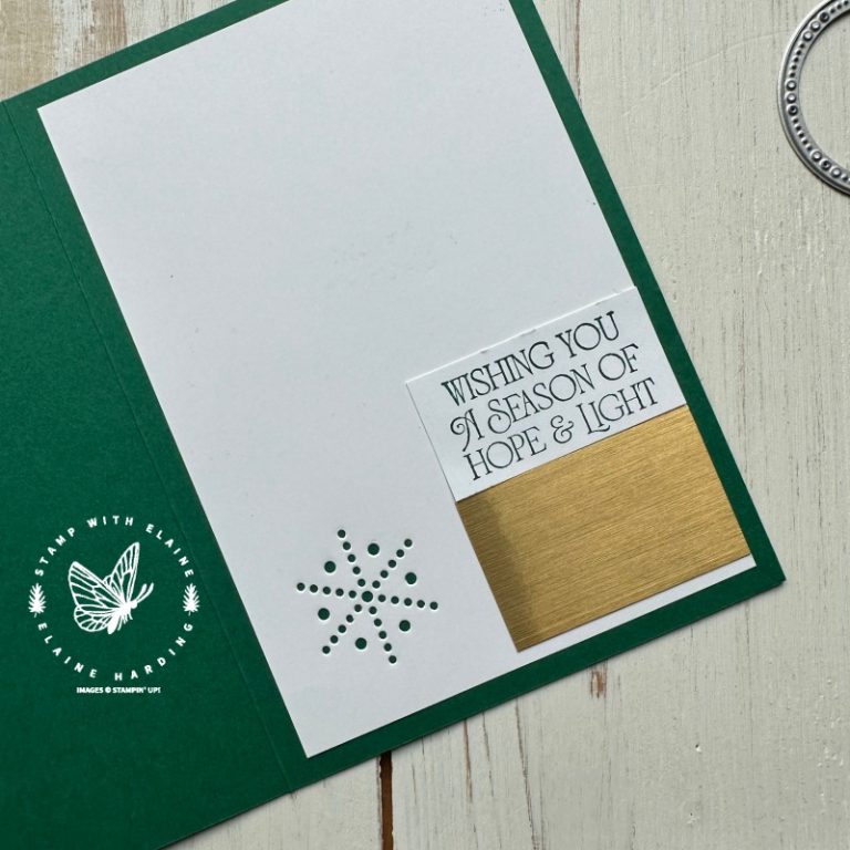 Clean Simple card - Brightest Glow Bundle - Stamp with Elaine