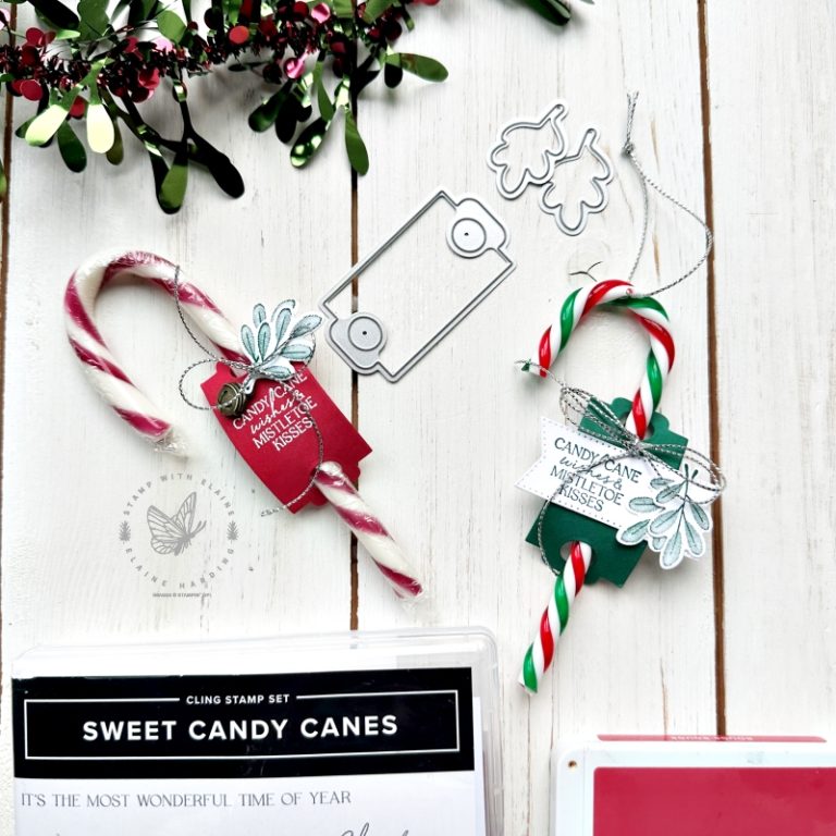 Quick simple cards - Sweet Candy Cane Bundle - Stamp with Elaine