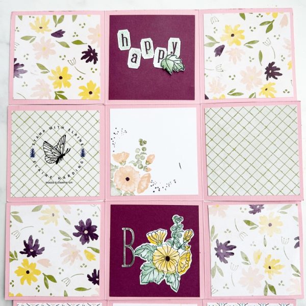 Birthday Infinity box for Tech 4 Stampers Blog Hop - Stamp with Elaine