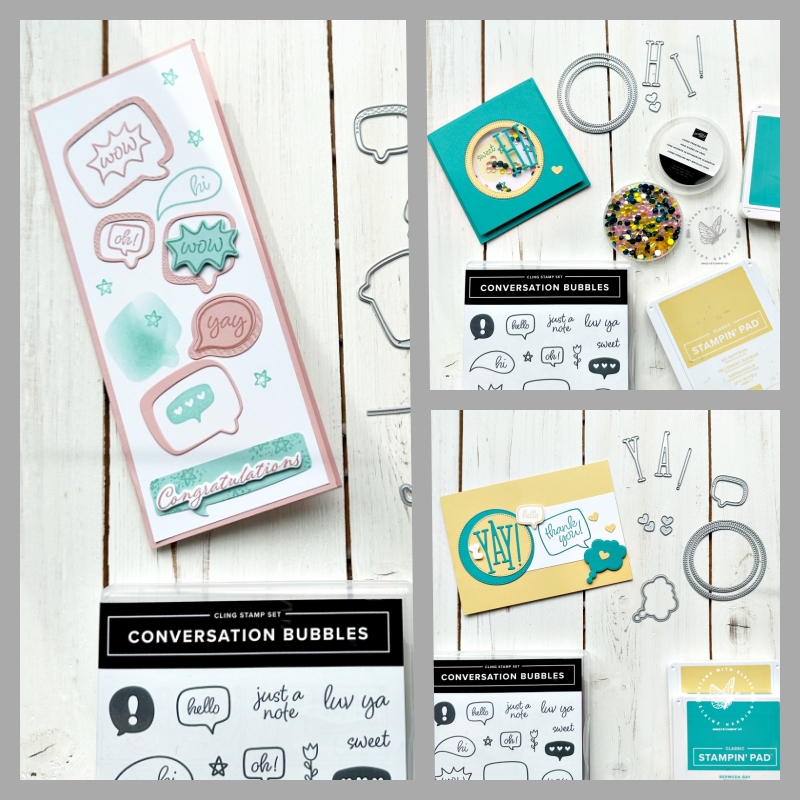 Conversation Bubbles retiring and a sneak peek - Stamp with Elaine