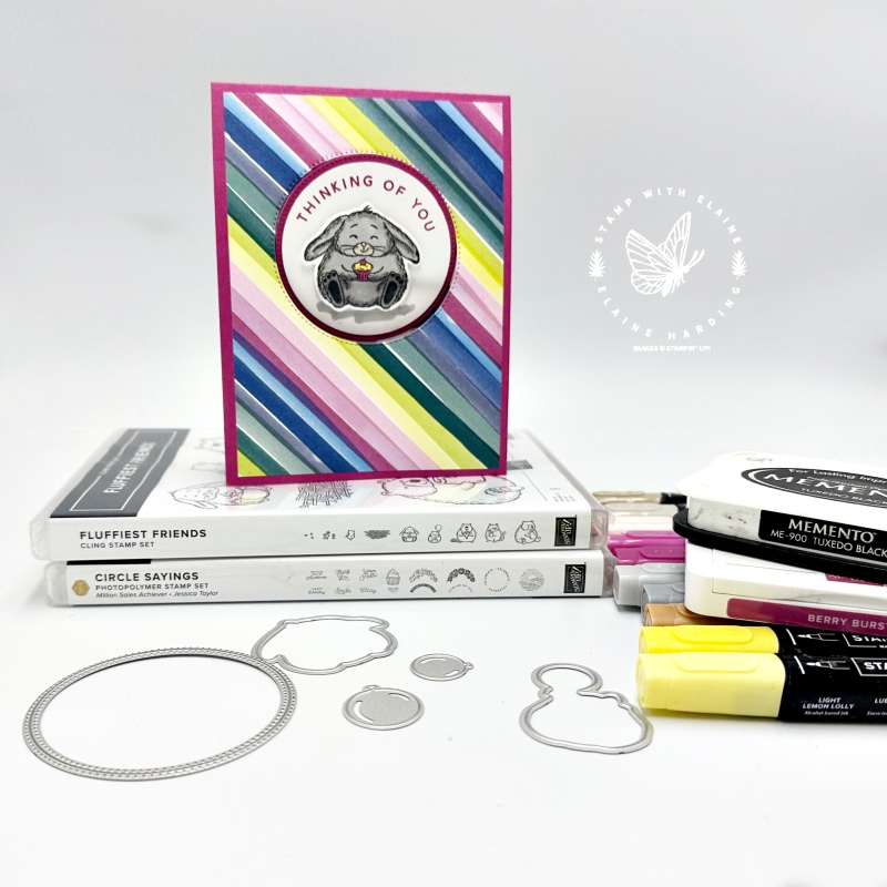 Fluffiest Friends Unveiled: Fun Fold Surprise! - Stamp with Elaine