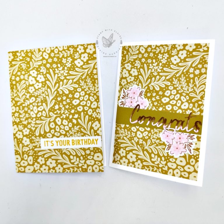 Mixing and Matching ephemera packs - Stamp with Elaine