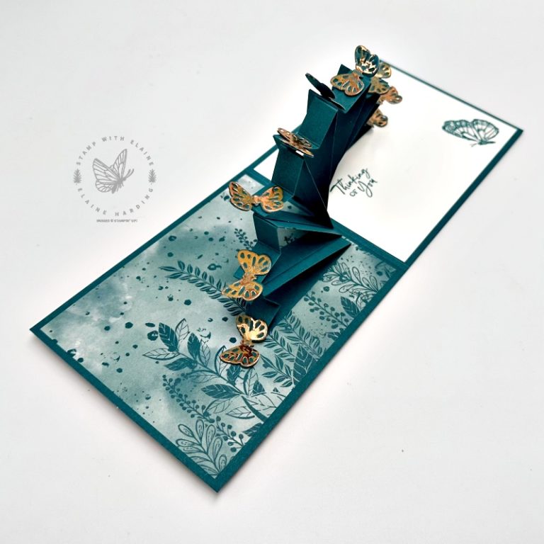 Fancy Stadium Wave fold - Stamp with Elaine