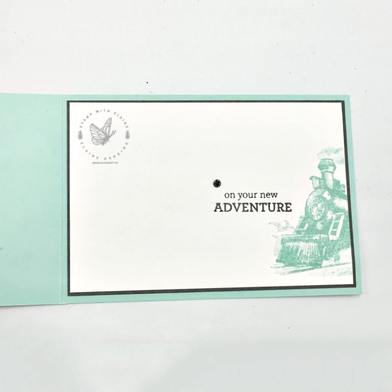 Masculine card - Greatest Adventure - Stamp with Elaine