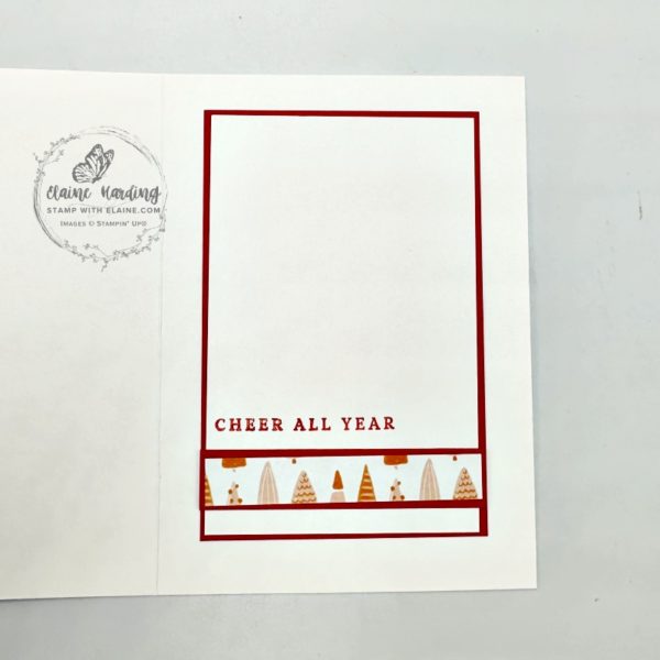 Six Decorative Tree cards - Stamp with Elaine
