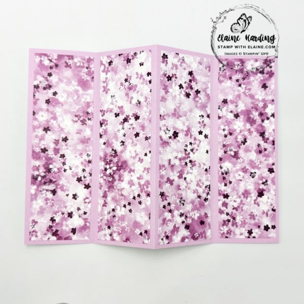 Explosion star card with Beautiful Butterflies - Stamp with Elaine
