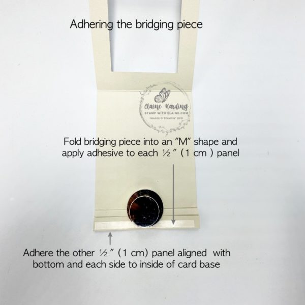Floating Tent Fold - Textured Notes - Stamp with Elaine