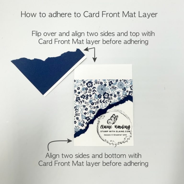 Blue and White Colour Combo - Stamp with Elaine