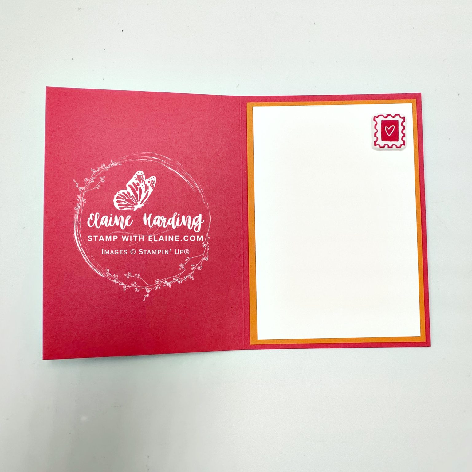 Paper Piecing Technique - Stamp with Elaine