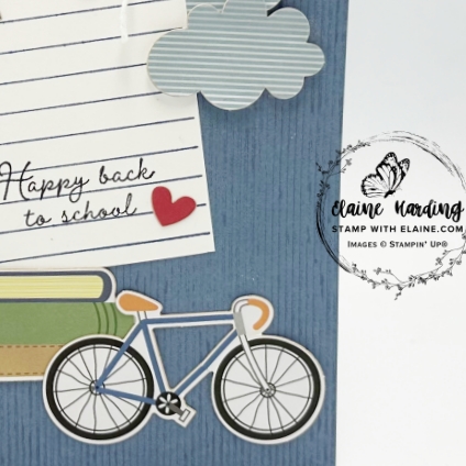 Quick easy card - Just a note - Stamp with Elaine