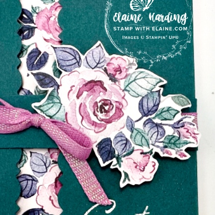 Gatefold card - Fancy borders - Stamp with Elaine